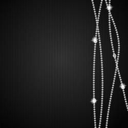 Abstract beautiful black diamond background Vector Image