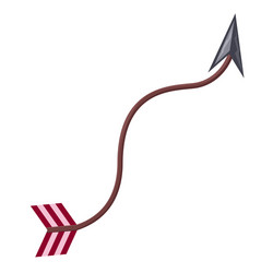 Arrow isolated Royalty Free Vector Image - VectorStock