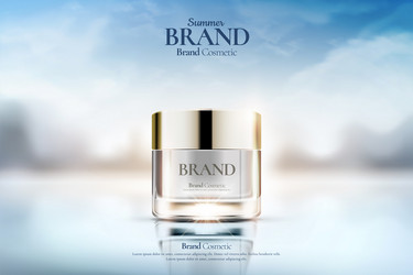 Cosmetic cream ads Royalty Free Vector Image - VectorStock