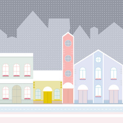 House buildings home seamless background pattern Vector Image