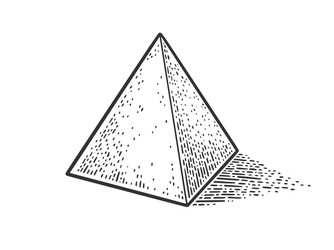Pyramid Sketch Vector Images (over 2,500)