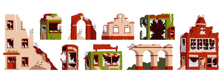 Broken Building Vector Images (over 10,000)