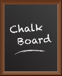 Class of 2024 hand written on chalk board Vector Image