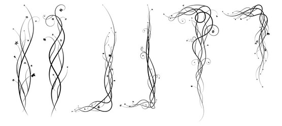 Swirly Vine Pattern Vector Images (over 140)