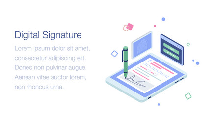 Digital Signature Vector Images (over 6,600)