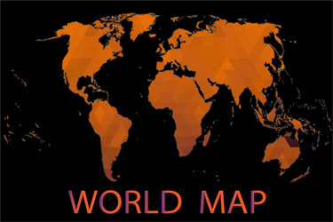 International map of the world abstraction Vector Image