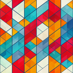 Orange yellow and white seamless argyle pattern Vector Image