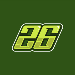 Racing Number Font Vector Images (over 3,600)