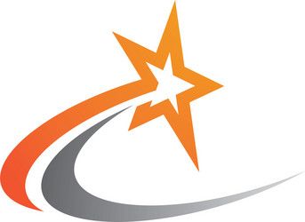 Star shine logo Royalty Free Vector Image - VectorStock