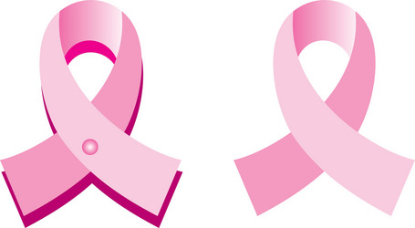 Pink Cancer Ribbons Set Royalty Free Vector Image
