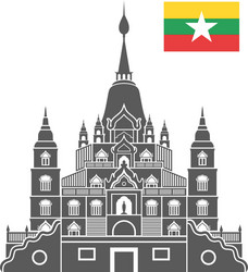 Myanmar Royalty Free Vector Image - VectorStock