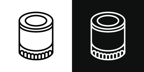 Oil filter icon Royalty Free Vector Image - VectorStock