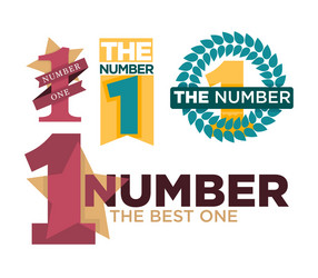 Number 1 to 100 with names education poster Vector Image