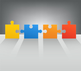 Infographics of flat design with long shadows Vector Image