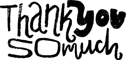 Thank You so Much Vector Images (over 110)