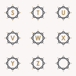 Initial letter s with heart Royalty Free Vector Image