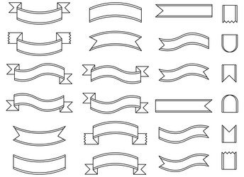 Ribbon clip art Royalty Free Vector Image - VectorStock