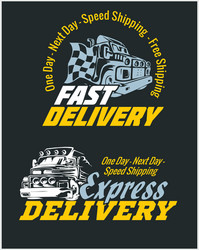 Yellow Delivery Van Logo Vector Images (over 120)