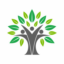 Human tree logo Royalty Free Vector Image - VectorStock