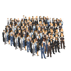 Large group of people Royalty Free Vector Image