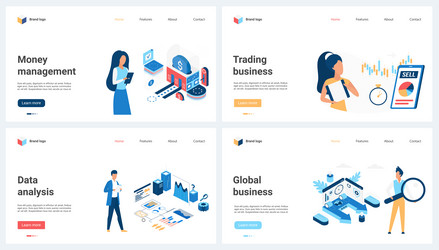 Business big data analytics concept chart Vector Image