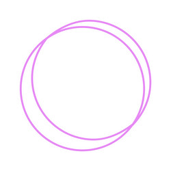 Linear rounded element Royalty Free Vector Image