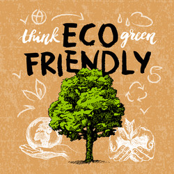 Ecology drawings Royalty Free Vector Image - VectorStock