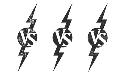 Vs versus letters icon Royalty Free Vector Image