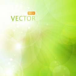 Abstract green light burst background Royalty Free Vector