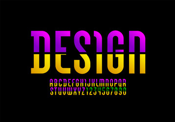 Splitted Font Vector Images (over 3,600)