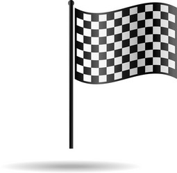 Checkered flag Royalty Free Vector Image - VectorStock