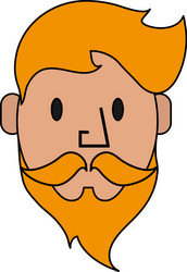 Cartoon Chin Comic Man Vector Images (77)