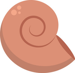 Isolated sea shelf design Royalty Free Vector Image