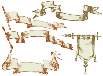 Heraldic Scrolls Vector Images (over 7,500)