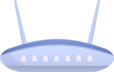 Router icon cartoon style Royalty Free Vector Image