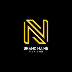 N monogram symbol Royalty Free Vector Image - VectorStock