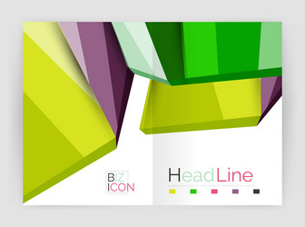 Business annual report abstract backgrounds Vector Image