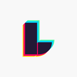 Glowing L Letter Neon Vector Images (over 230)