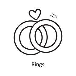 Ring outline icon design new Royalty Free Vector Image