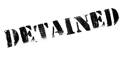 Detained rubber stamp Royalty Free Vector Image