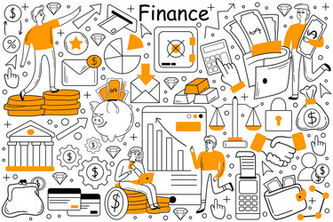 Doodle Economics Vector Images (over 1,900)