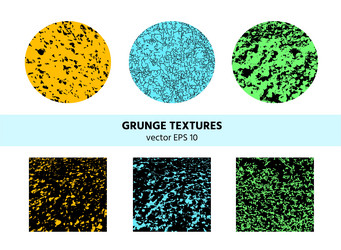 Set of y2k grunge textures overlay design Vector Image