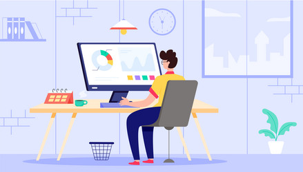 Statistician Royalty Free Vector Image - VectorStock