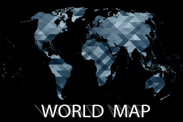International map of the world abstraction Vector Image
