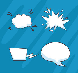 Pop art balloon card Royalty Free Vector Image