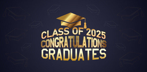 Class of 2025 congratulations graduates academic Vector Image