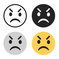 Abstract face with tongue silhouette Royalty Free Vector