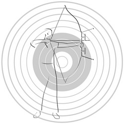 Archer Target Vector Images (over 10,000)