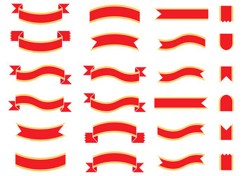 Ribbon clip art Royalty Free Vector Image - VectorStock