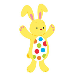 Vintage rabbit back view Royalty Free Vector Image